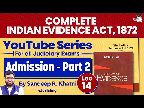 Admission Part 2 Video Lecture - Crash Course for Judiciary Exams