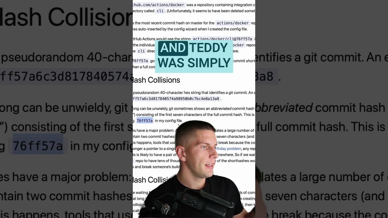 A shorthash collision broke GitHub for everyone #bugbounty #bugbountytips #bugbountyhunter