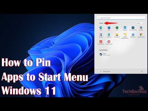 How to pin apps to Start menu in Windows 11