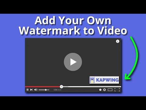 How to Add Your Own Watermark on a Video