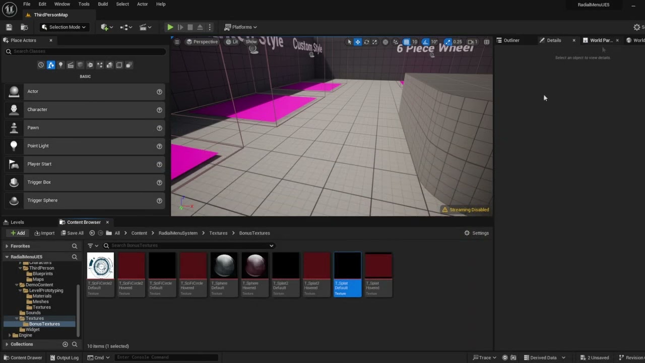 RadialMenu Tutorial and Overview 1.2