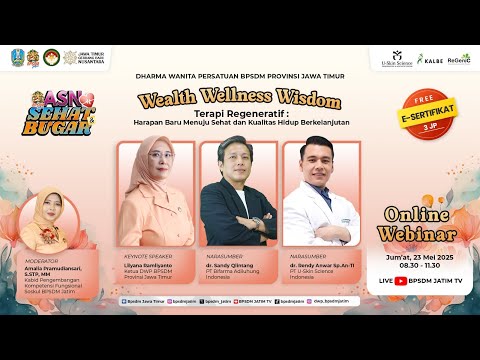 Webinar ASN Sehat Bugar 2025 - Wealth Wellness Wisdom