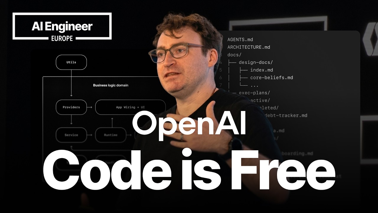 Harness Engineering: How to Build Software When Humans Steer, Agents Execute — Ryan Lopopolo, OpenAI