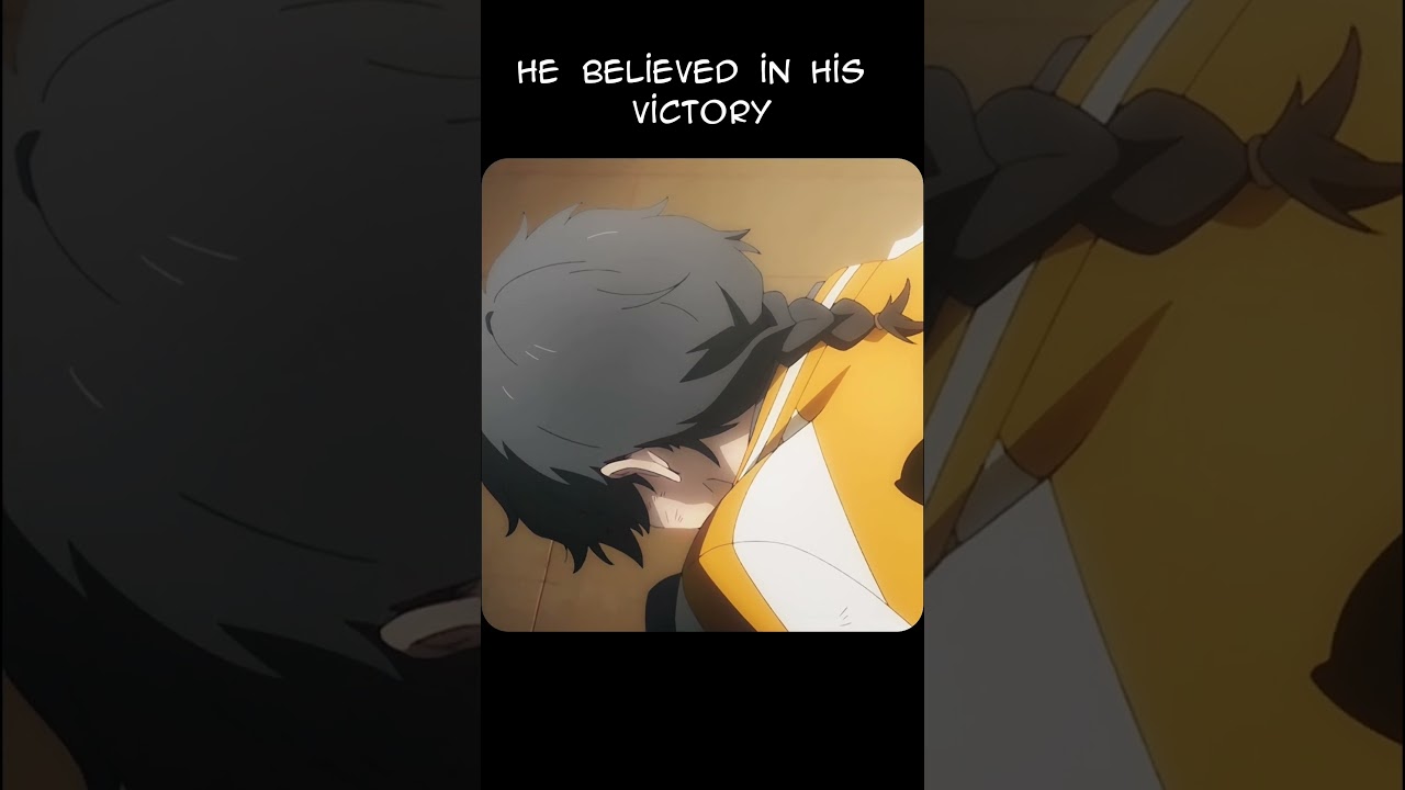 He belived in his victory