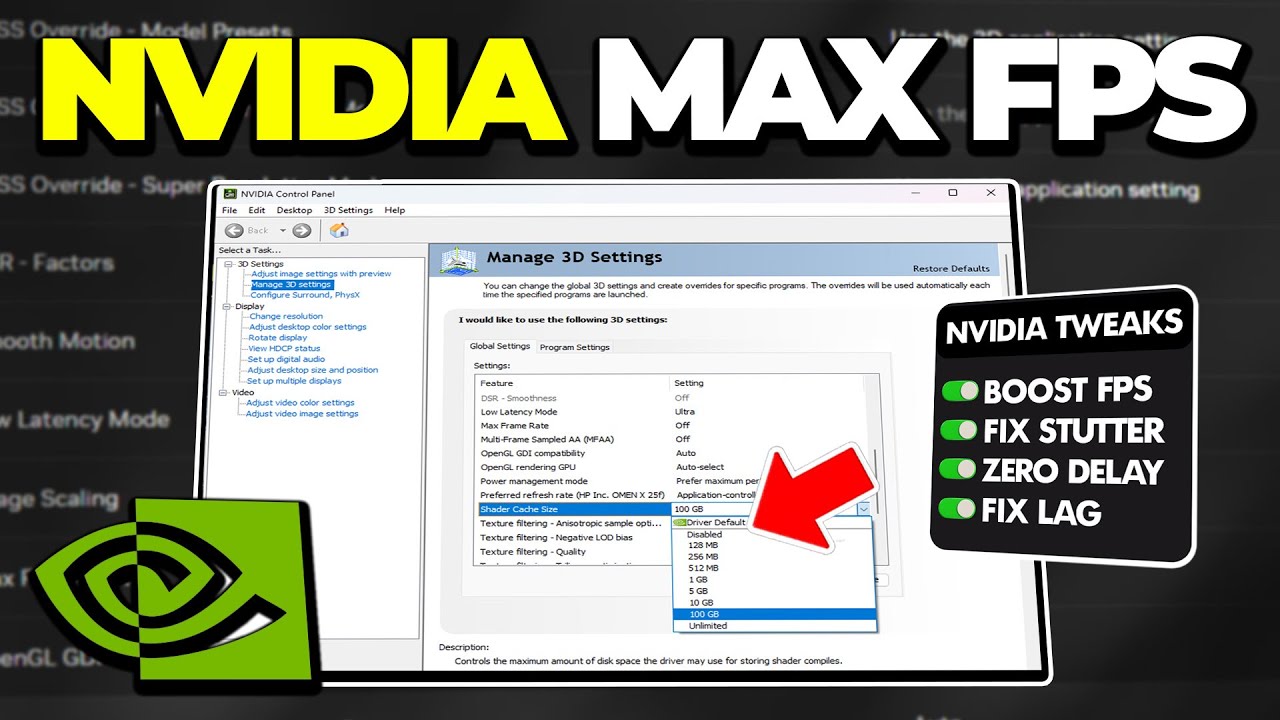 Best NVIDIA Settings for MAX FPS & Performance in 2025! (UPDATED)