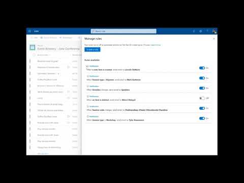 How to configure Rules in the new Microsoft Lists