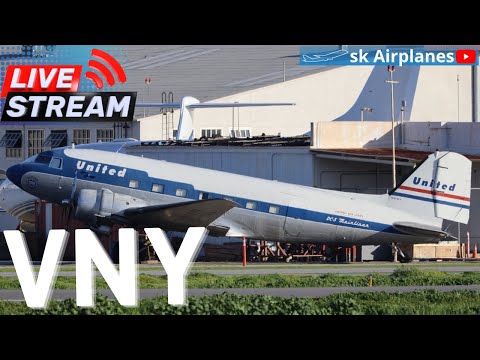 🔴 Live Aircraft Identification | Plane Spotting Van Nuys Airport [VNY/KVNY] 🔴 LIVE ATC