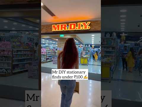 Mr diy finds under ₹100✍️ #mrdiy#youtubeshorts#shorts#under100#stationaryhaul#stationary