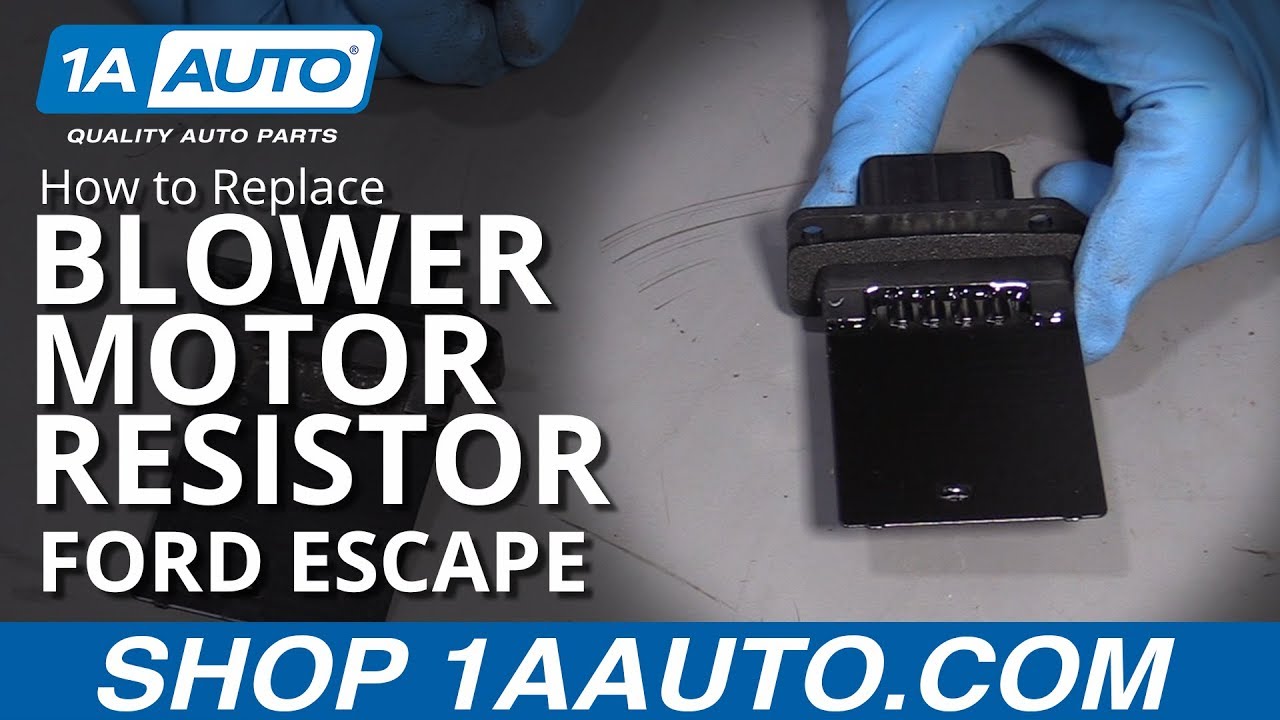 How to Replace Blower Motor Resistor 08-12 Ford Escape