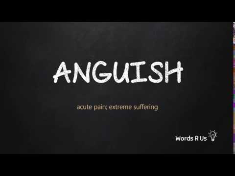 How to Pronounce ANGUISH in American English