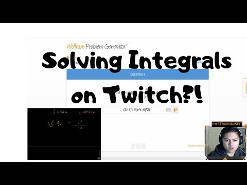 Short Integral Solving Twitch Stream!