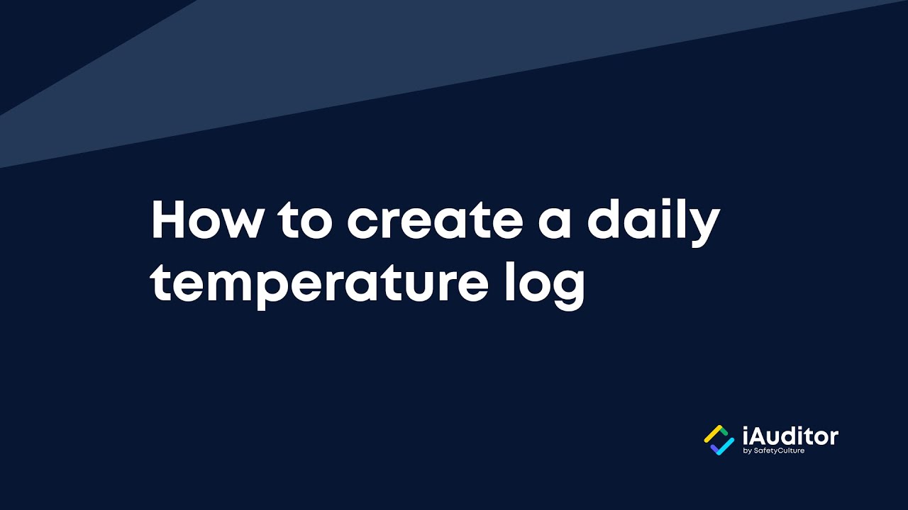 How to Create a Daily Temperature Log
