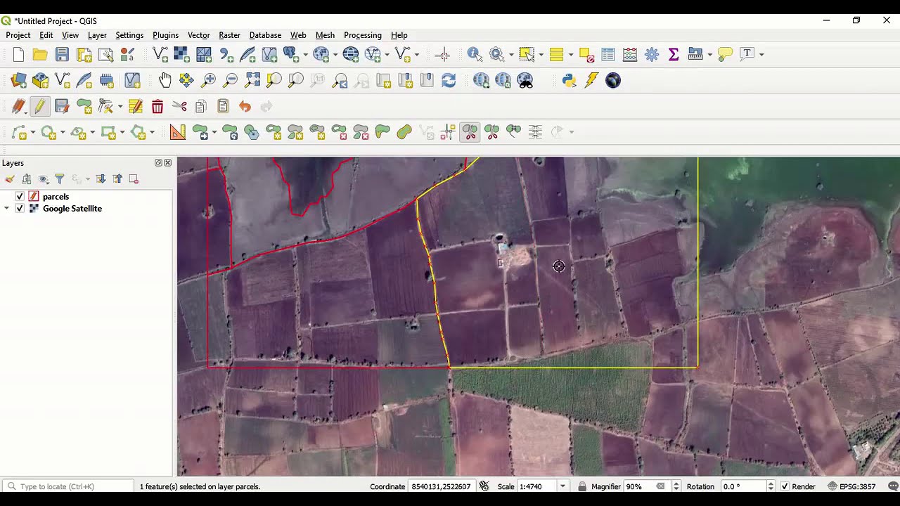 Advanced Digitizing using QGIS 3.8