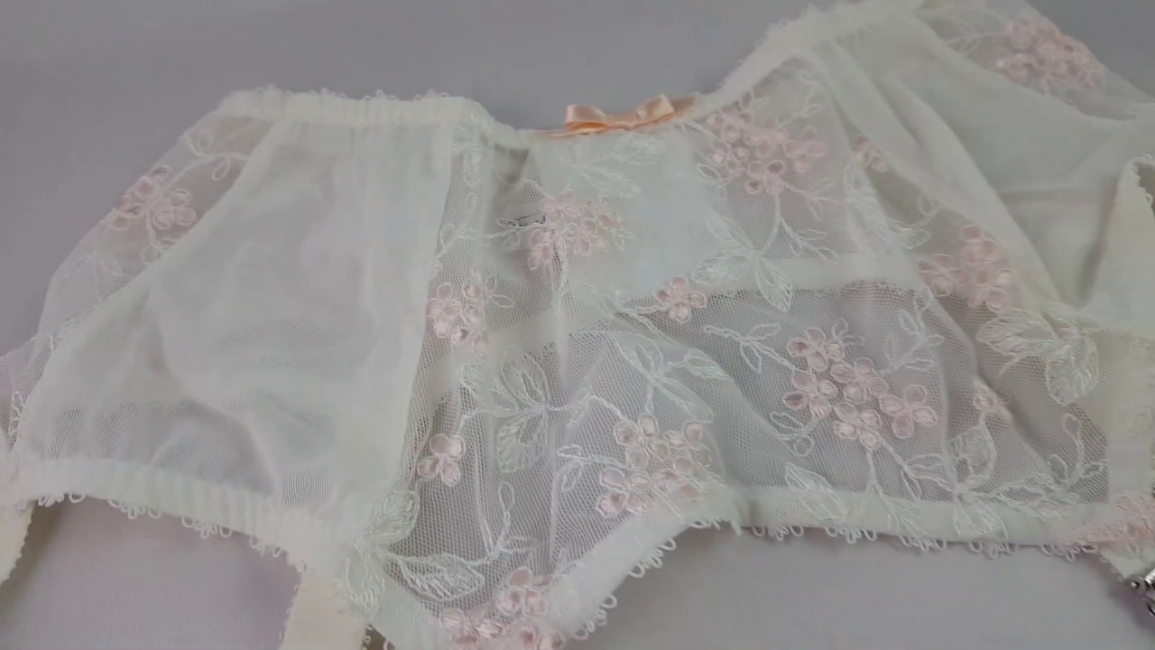 Blossom Deep Suspender Belt