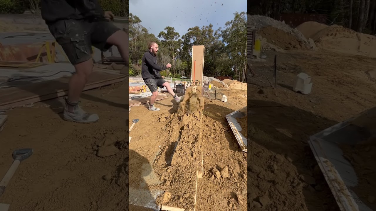 Failing at rammed earth = wall pull down!