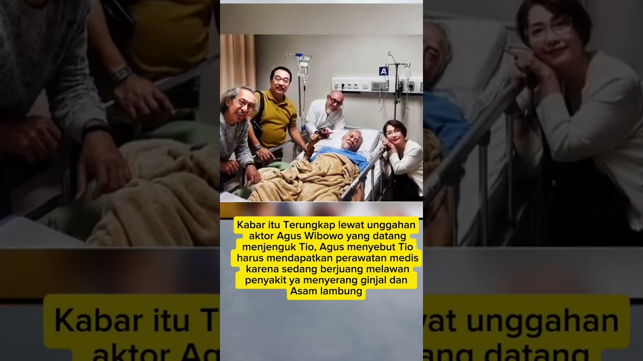 Tio Pakusadewo dilarikan ke Rumah Sakit karena kondisi Kesehatan yg Menurun