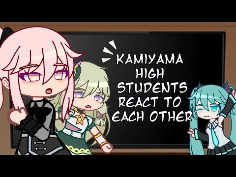 Kamiyama High Students react to each other | Project SEKAI Colorful Stage Gacha Club reaction video