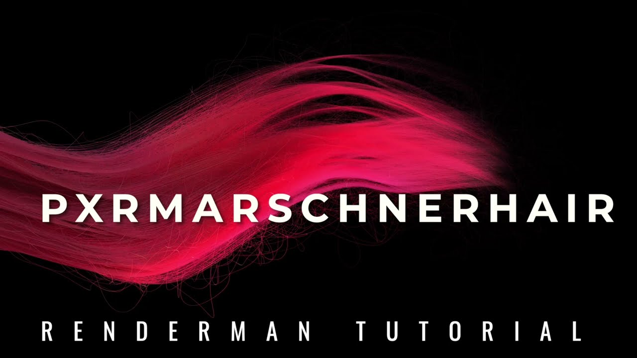 Blender | Renderman - PxrMarschnerHair Tutorial