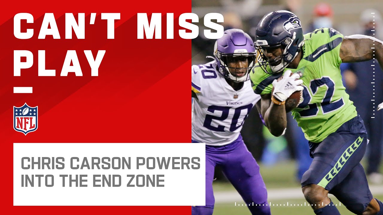 One-Handed INT Sets Up Huge Chris Carson TD Run