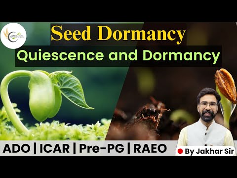 Seed Dormancy | Quiescence and Dormancy Difference | Type of Dormancy | #Seed #SeedDormancy