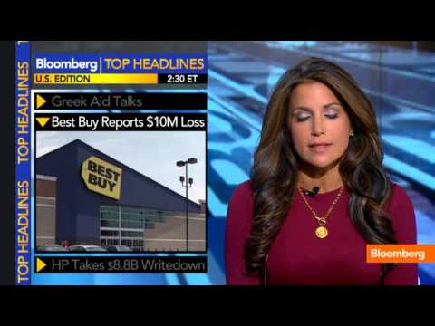 Greek Aid Talks, Best Buy Reports $10 Million Loss