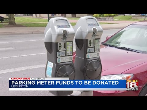 Parking meter funds to be donated