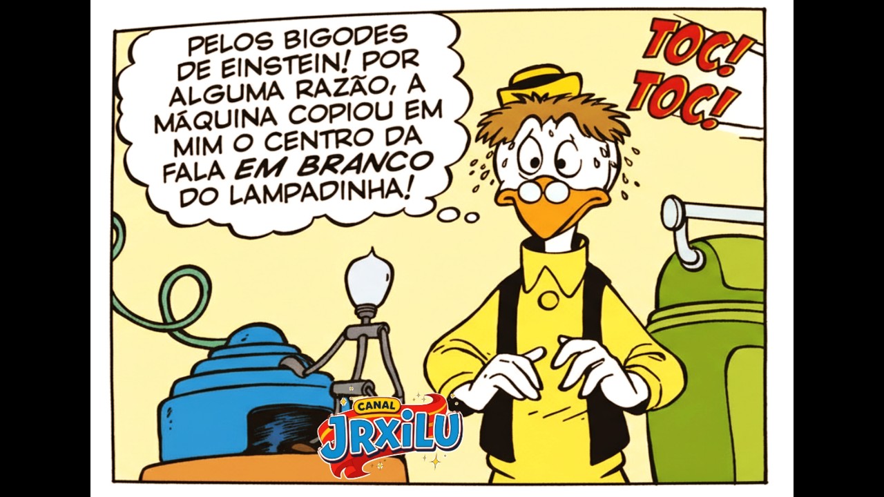 Professor Pardal em O silêncio é de ouro | Quadrinhos Disney
