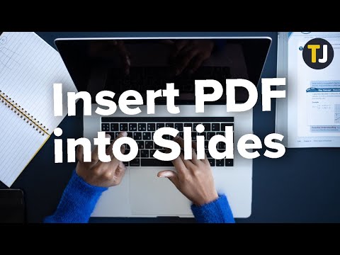 How to Insert a PDF into Google Slides