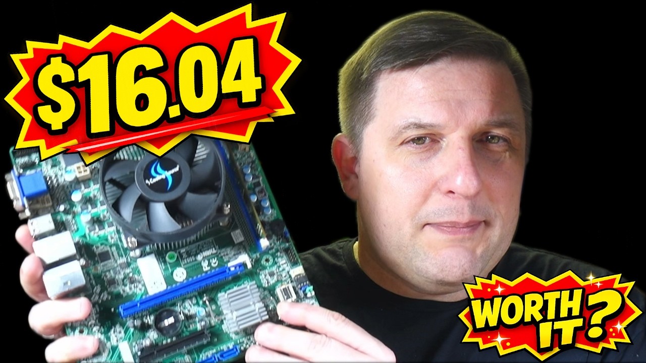 $16 for a motherboard with a mystery CPU. Worth it?