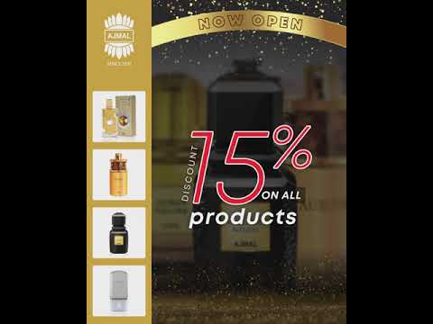 Ajmal Perfume new branch in Yarmouk Center, Riydah