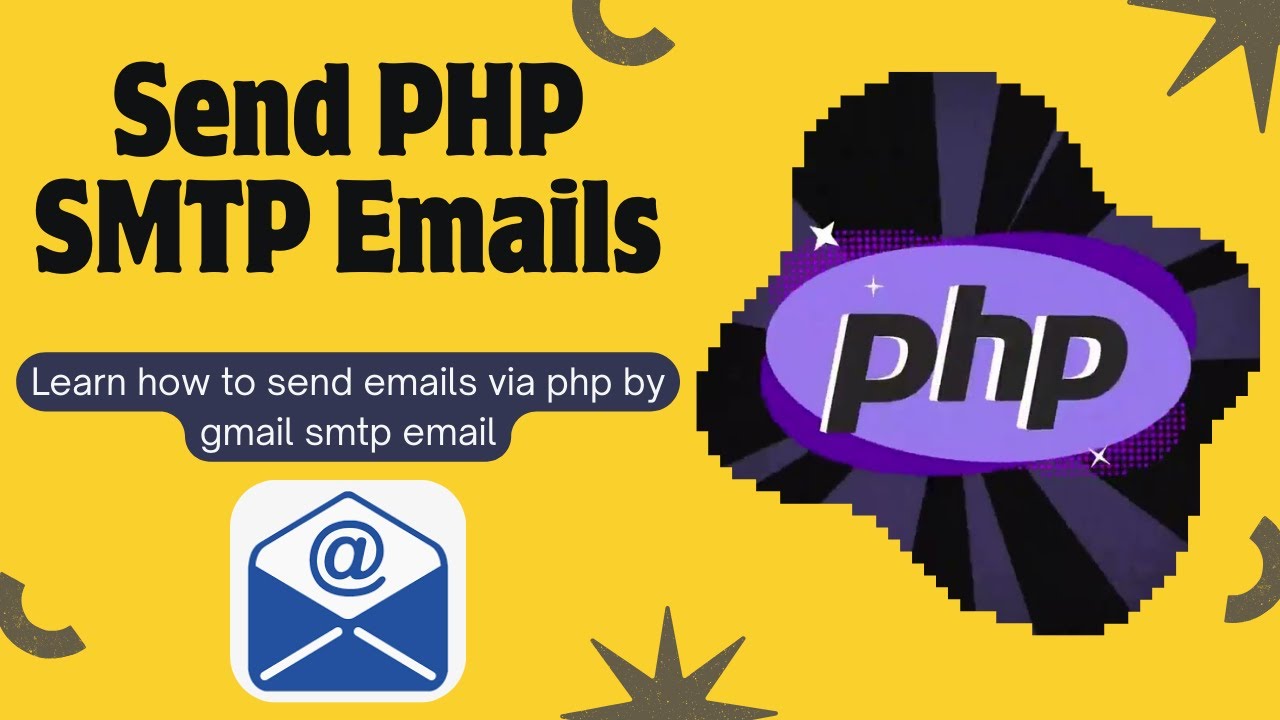 PHP Smtp emails | Send Mails Via Gmail SMTP in PHP