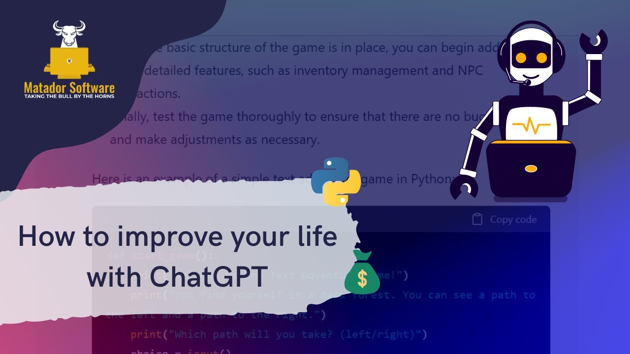 How to Improve Your Life with ChatGPT | Improving Coding, Learning & Work