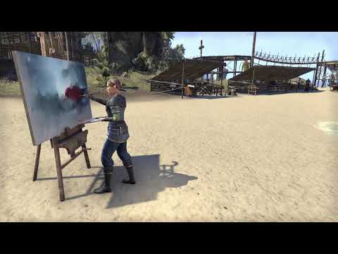 ESO Fashion | Painter's Easel and Canvas (Elder Scrolls Online)