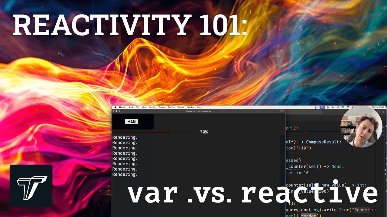 `var` vs `reactive` – Textual reactivity 101