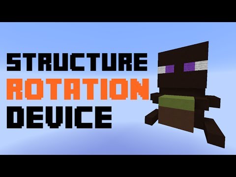 Structure rotation device [Snapshot 1.8] Minecraft Project