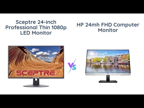 🔥 Sceptre 24-inch vs HP 24mh 🔥 | Best Monitors Comparison!