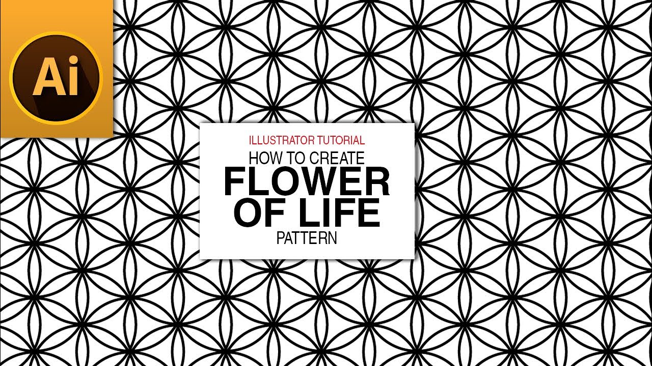 How to Create Vector Flower of Life Seamless Pattern in Adobe Illustrator