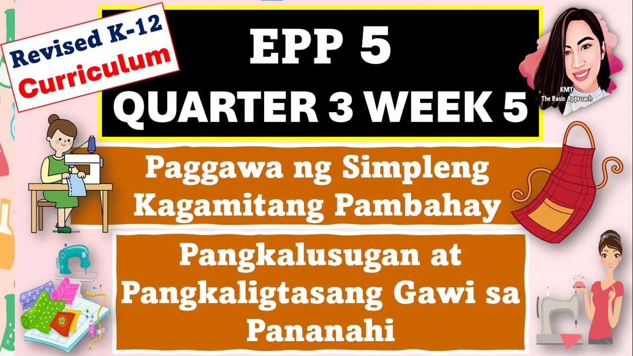 EPP 5 QUARTER 3 WEEK 5 REVISED K-12 CURRICULUM #epp5quarter3week5