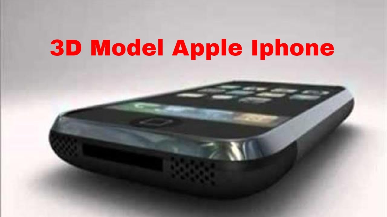 3D Model Apple Iphone Review
