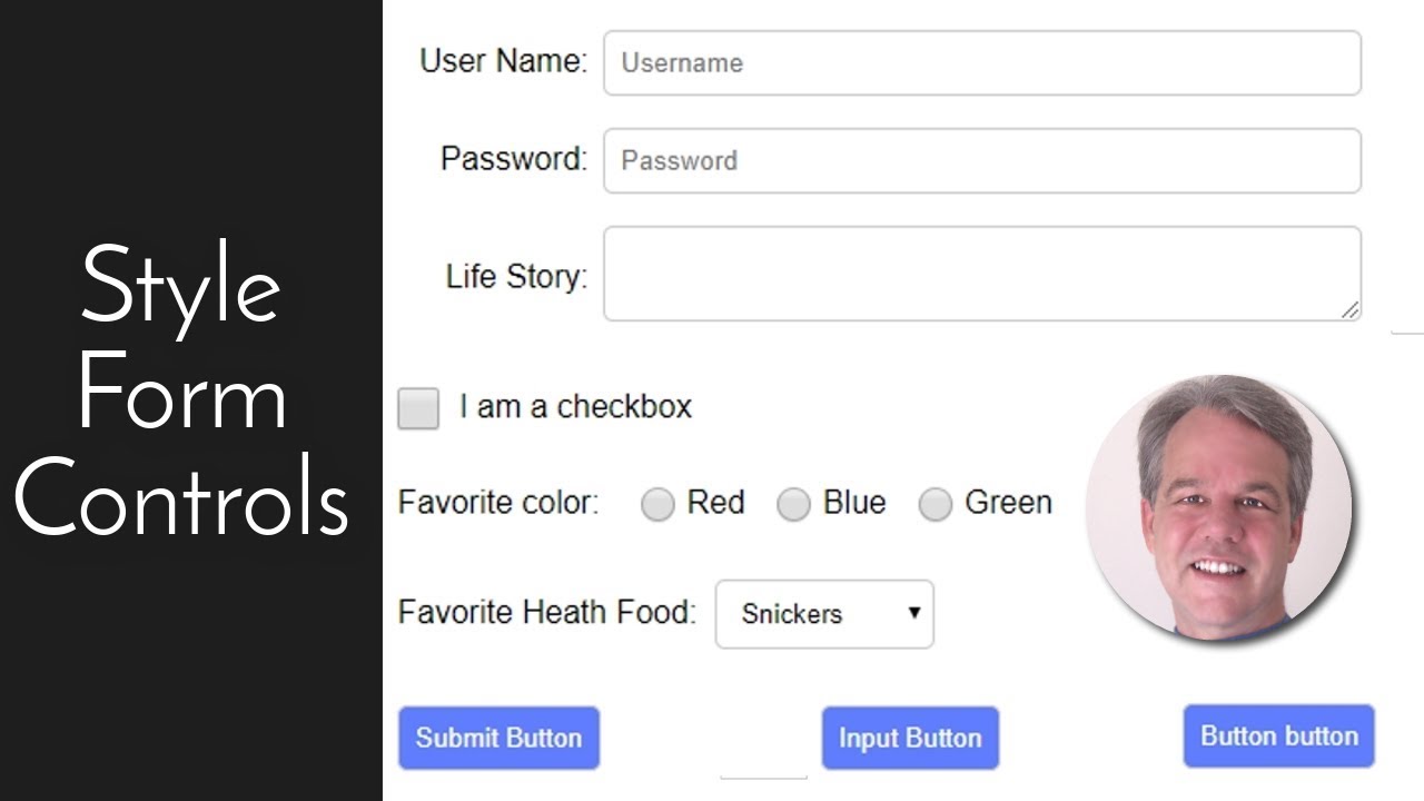 Styling HTML Form Controls