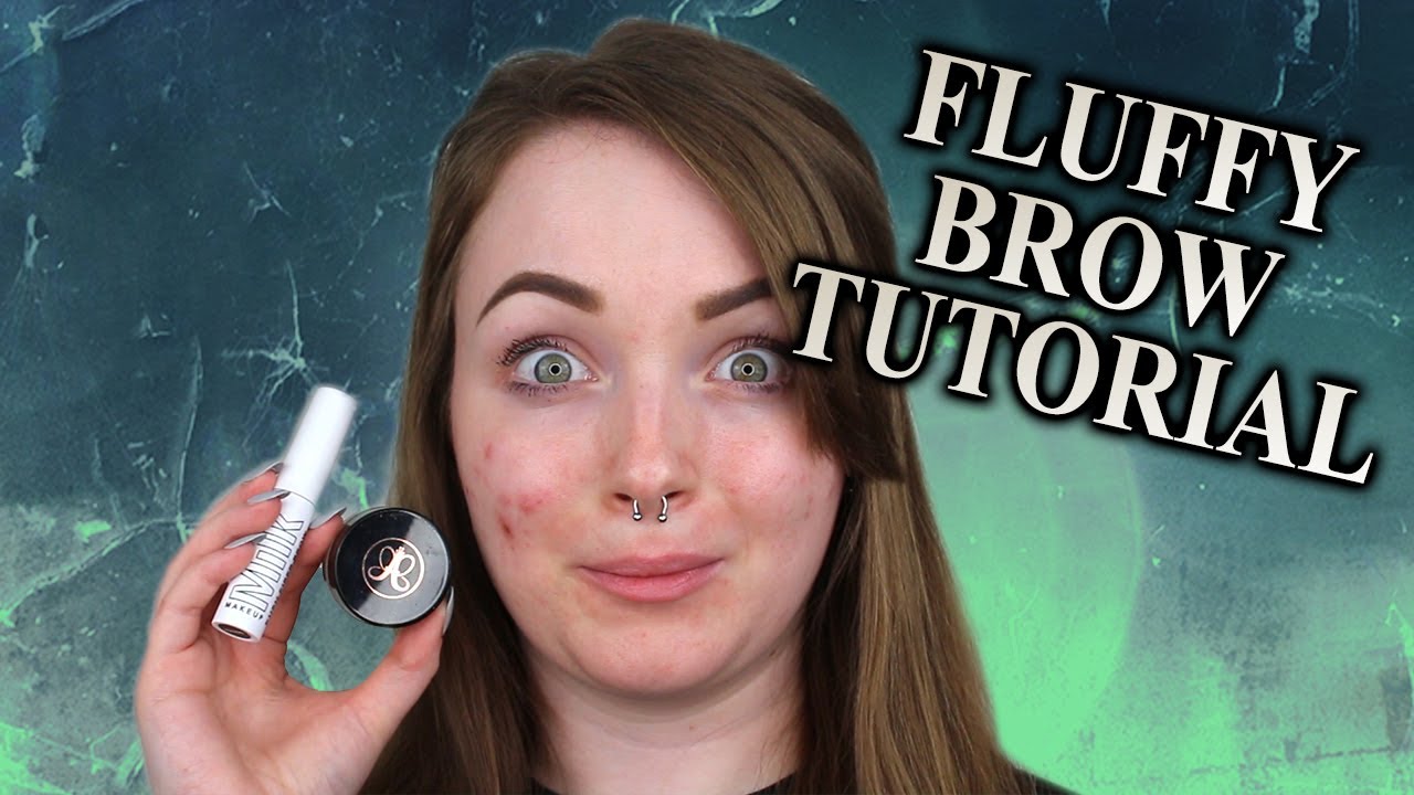 EASY FLUFFY EYEBROW TUTORIAL (BEGINNER FRIENDLY!)