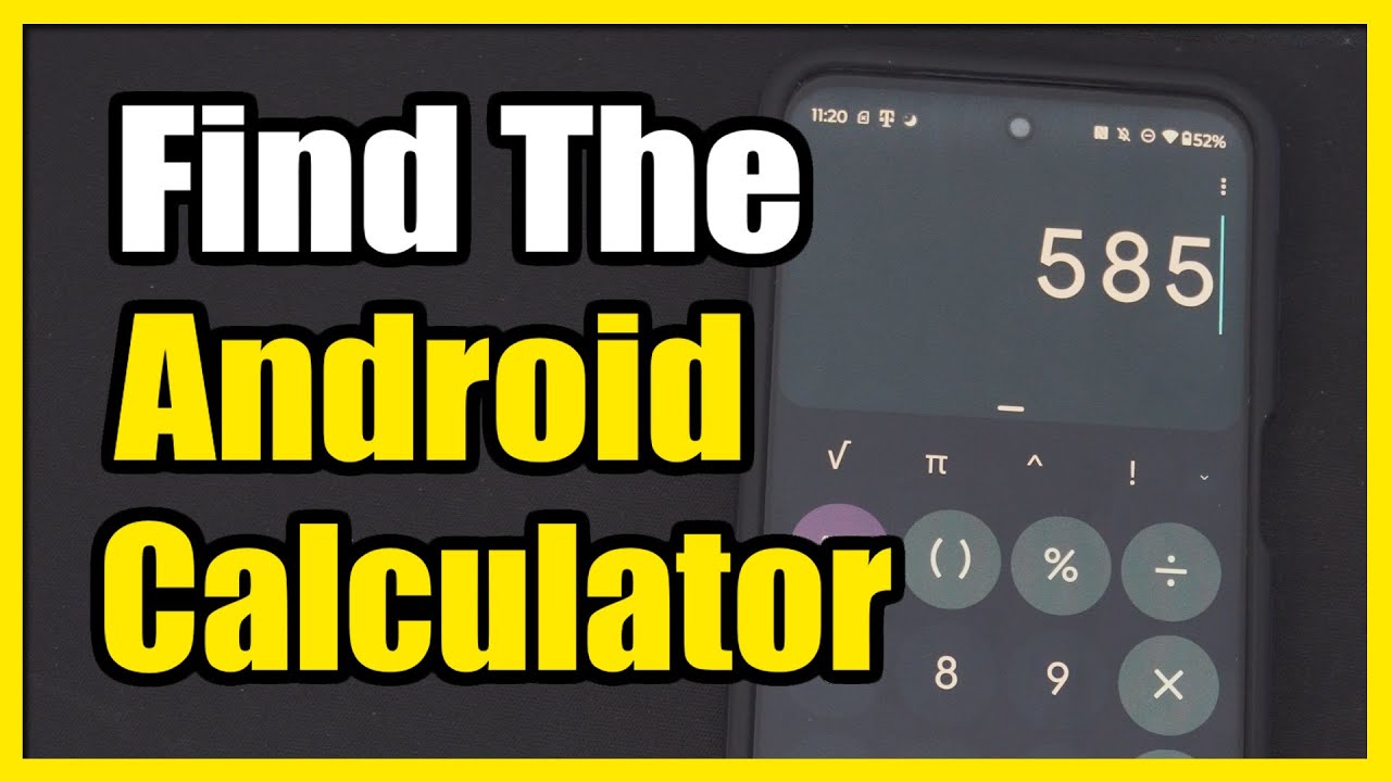 How to Use the Calculator on your Android Phone (Settings Tutorial)