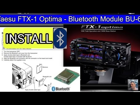 Yaesu FTX-1 Install Bluetooth Module & Test