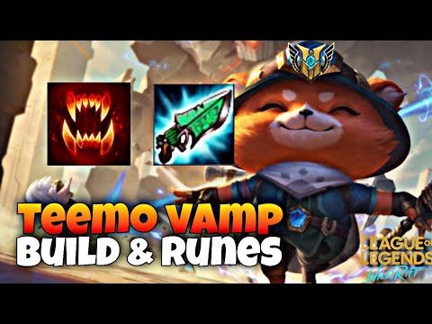 Teemo Lifesteal build & runes - WILD RIFT