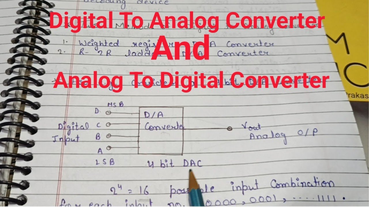 Introduction Digital To Analog Converter DAC & Analog to Digital  Converter ADC । Digital Electronic