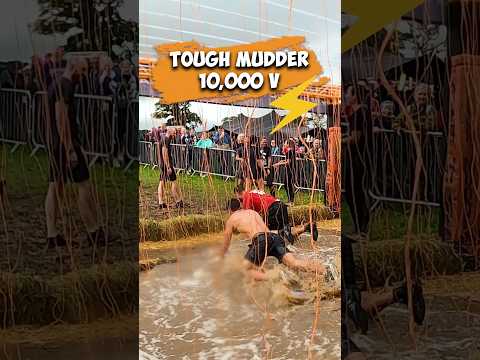 ⚡ 10,000V Tough Mudder obstacle 🤣