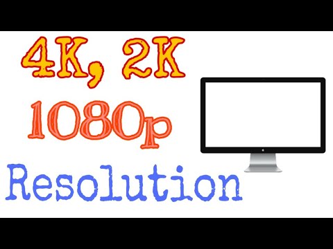 Change Your Display Resolution to 1080p, 2K, 4K