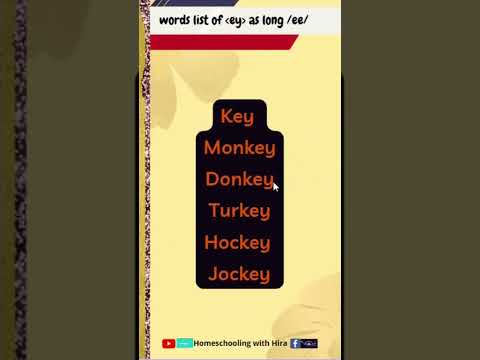 ey As long Vowel ee/EY or Y?