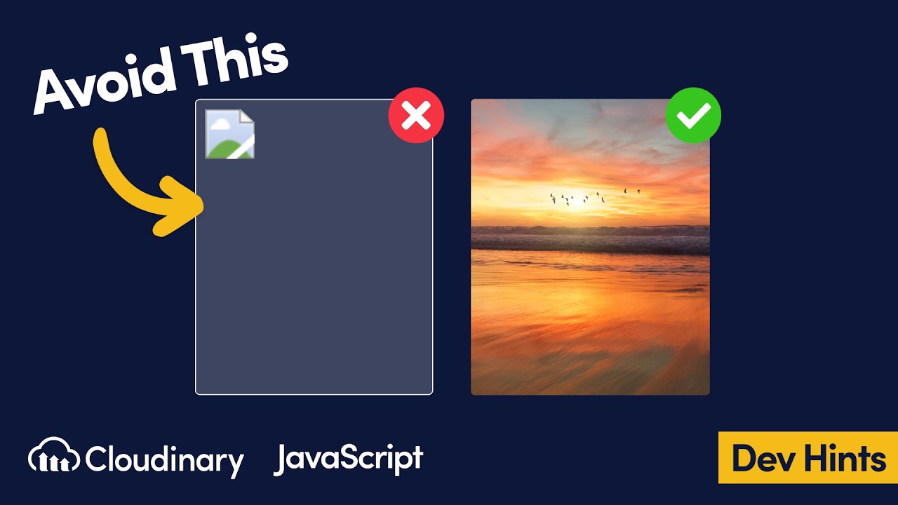 Prevent Broken Images in JavaScript with Cloudinary - Dev Hints