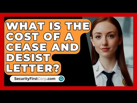 What Is The Cost Of A Cease And Desist Letter? - SecurityFirstCorp.com